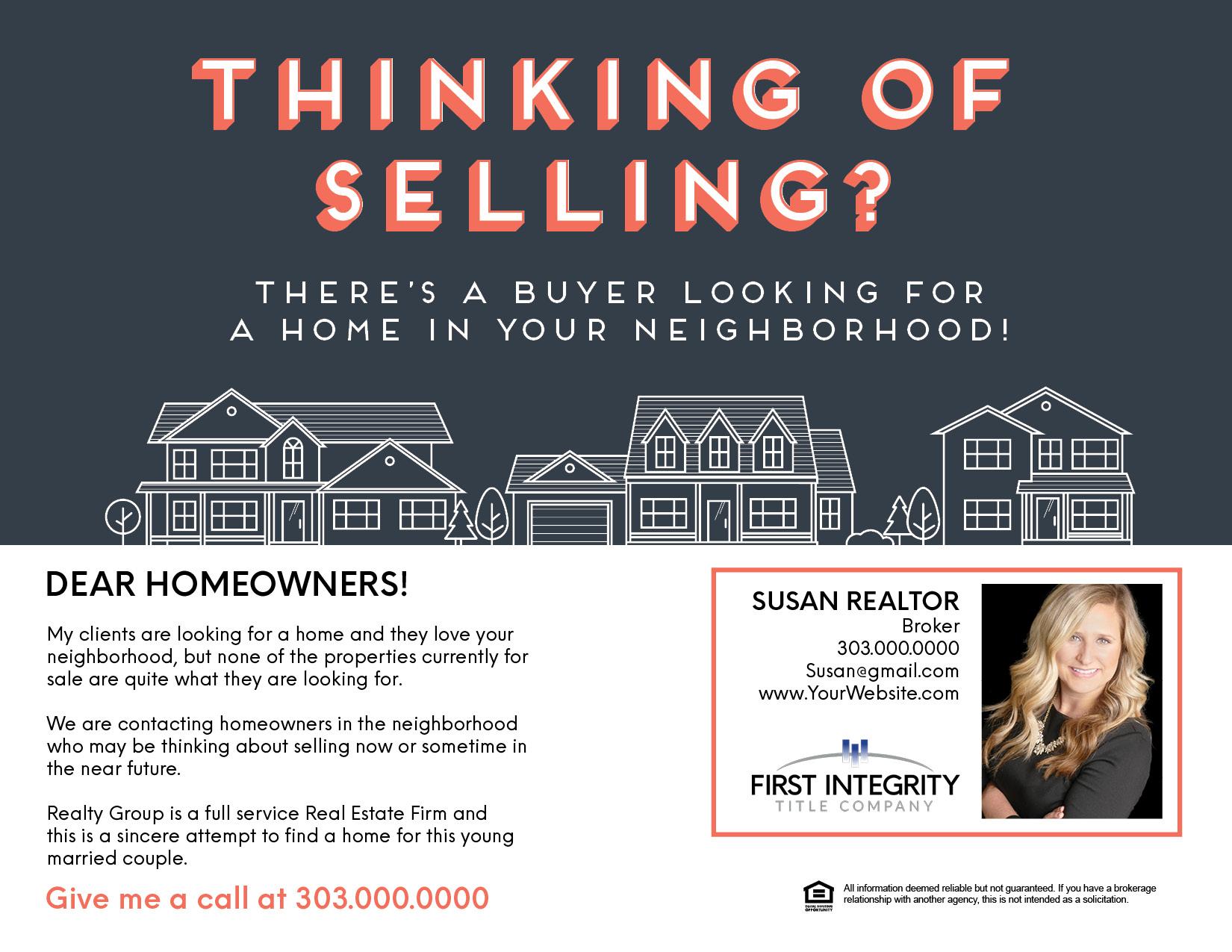 Thinking of Selling - First Integrity Title Company